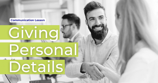 Giving Personal Details | Beginner Communication - Lingo Best English ...