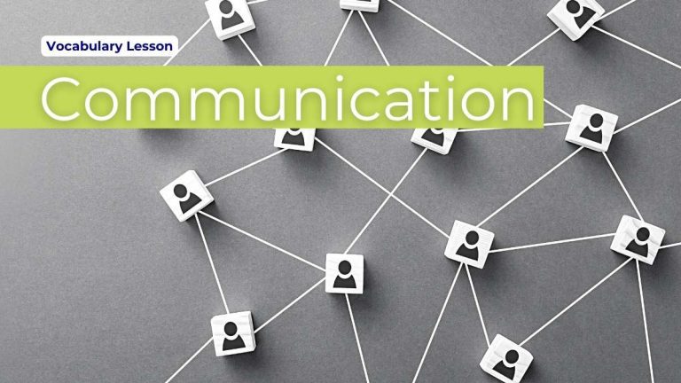 Communication | Elementary Vocabulary - Lingo Best English Academy