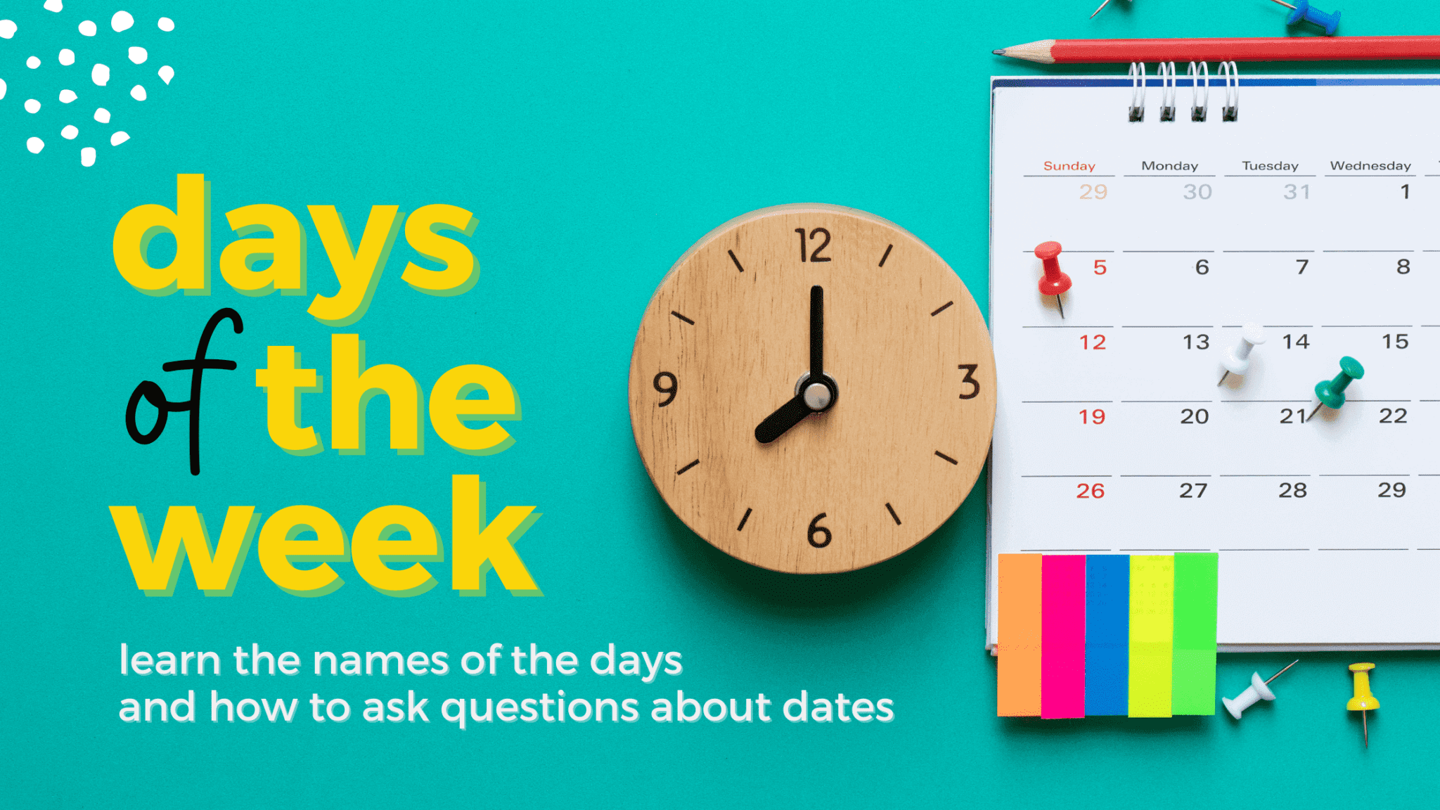 Learn All the Days of the Week in English - Lingo Best English Academy
